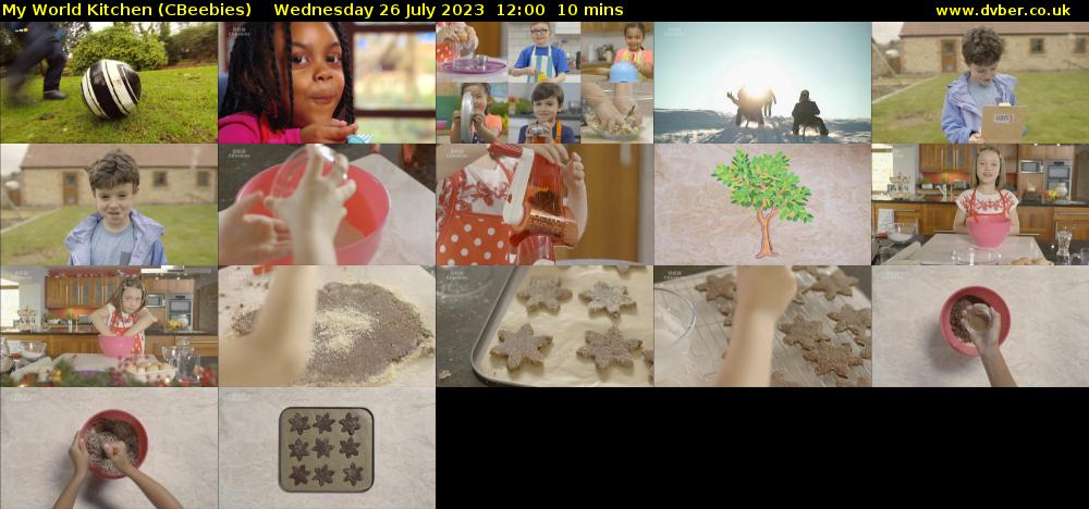 My World Kitchen (CBeebies) - 2023-07-26-1200