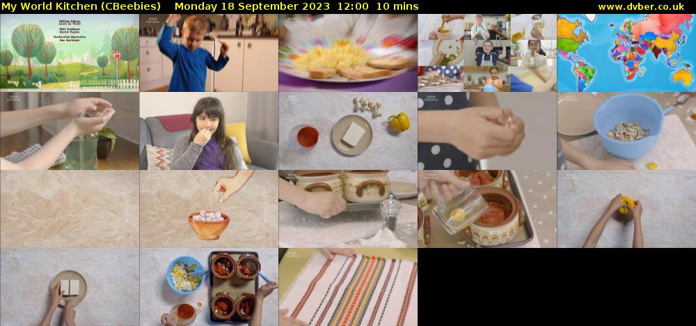 My World Kitchen (CBeebies) - 2023-09-18-1200