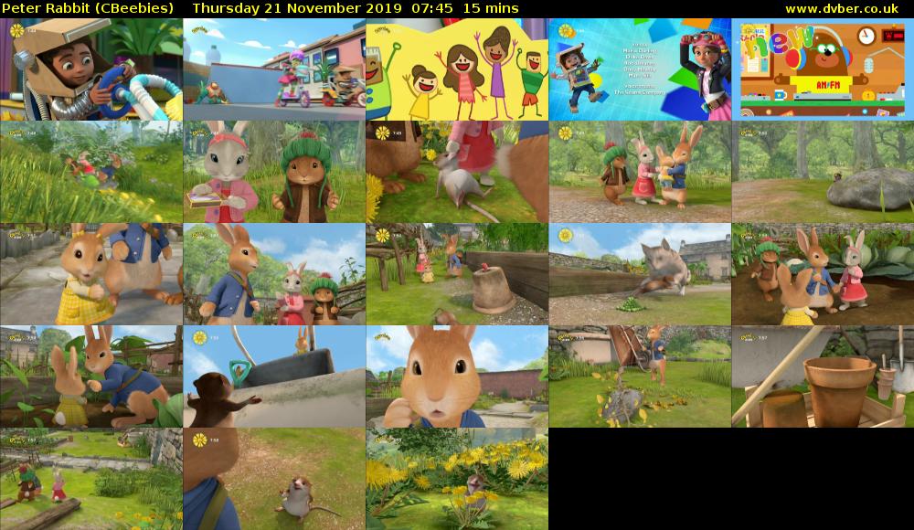 Peter Rabbit (CBeebies) - 2019-11-21-0745