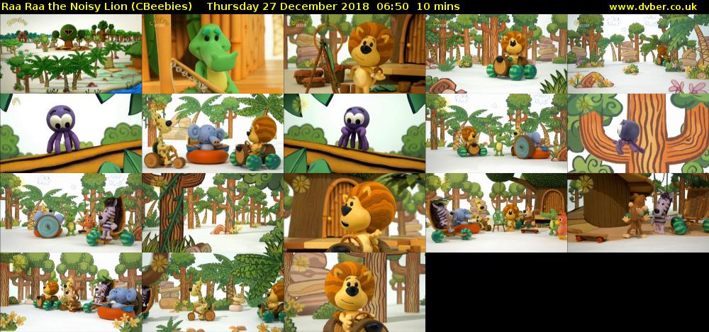 Raa Raa the Noisy Lion (CBeebies) - 2018-12-27-0650