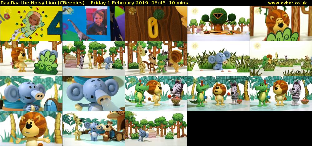 Raa Raa the Noisy Lion (CBeebies) - 2019-02-01-0645