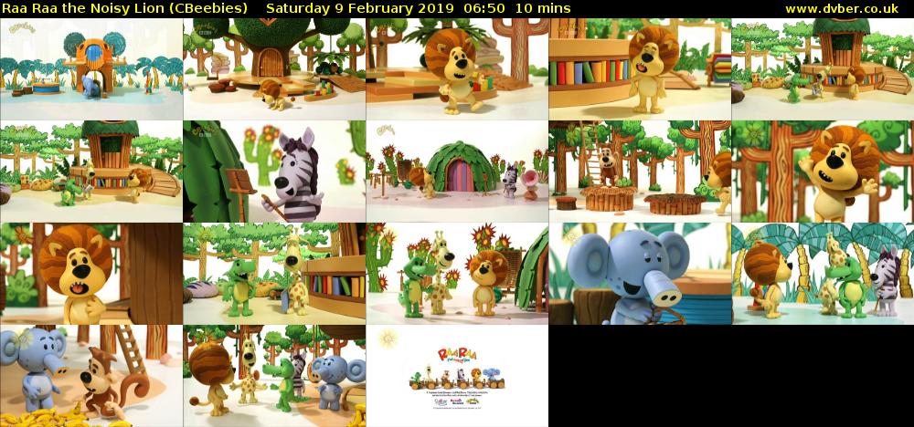 Raa Raa the Noisy Lion (CBeebies) - 2019-02-09-0650