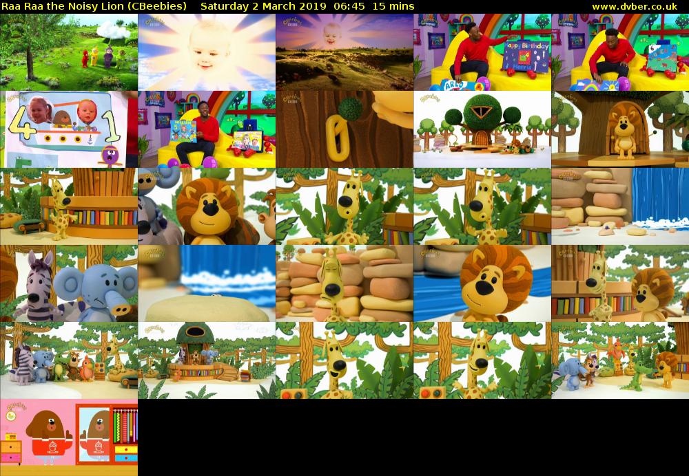 Raa Raa the Noisy Lion (CBeebies) - 2019-03-02-0645