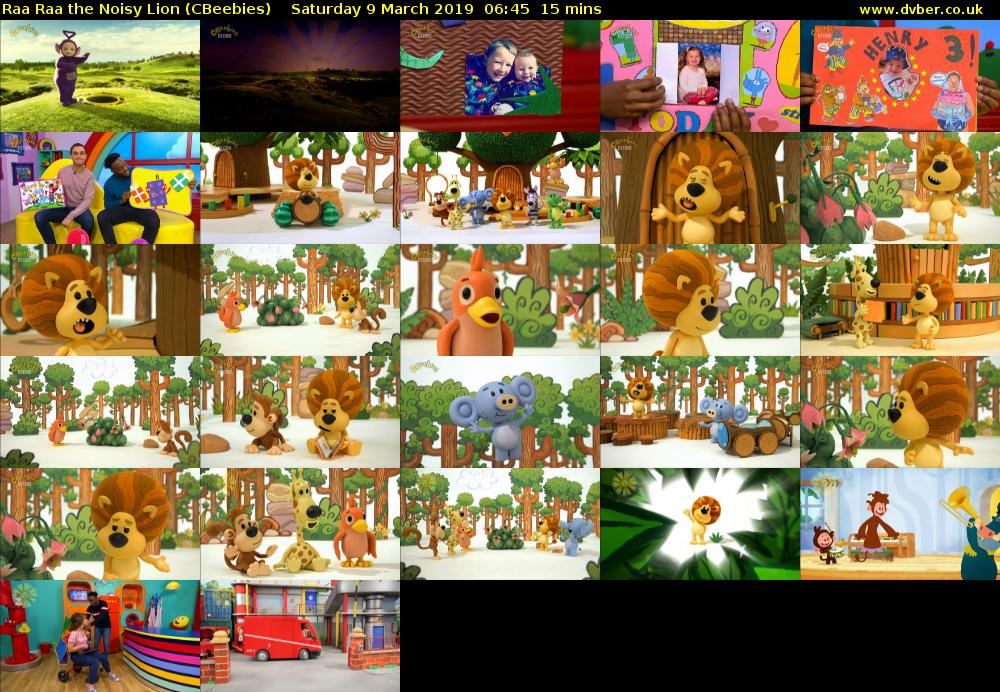 Raa Raa the Noisy Lion (CBeebies) - 2019-03-09-0645