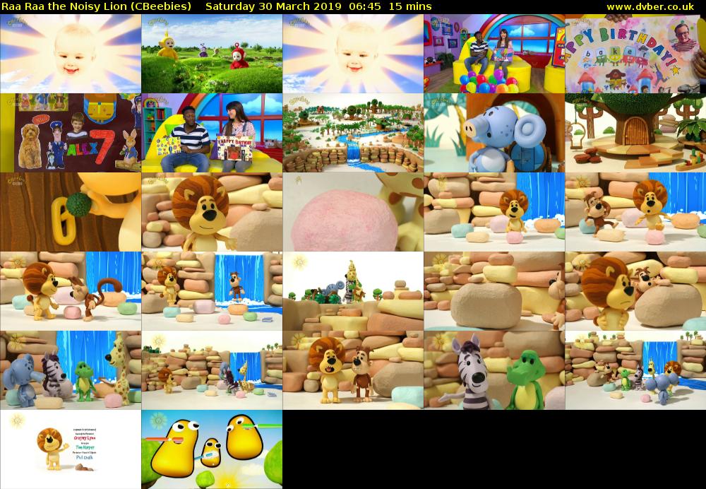 Raa Raa the Noisy Lion (CBeebies) - 2019-03-30-0645