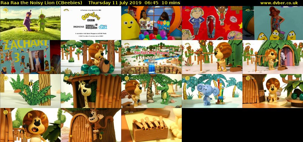 Raa Raa the Noisy Lion (CBeebies) - 2019-07-11-0645