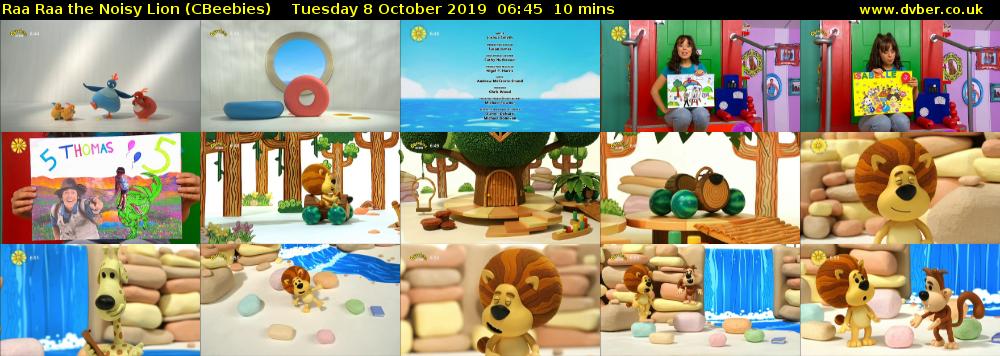 Raa Raa the Noisy Lion (CBeebies) - 2019-10-08-0645