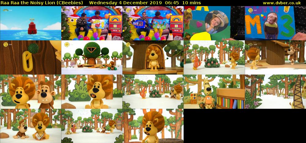 Raa Raa the Noisy Lion (CBeebies) - 2019-12-04-0645