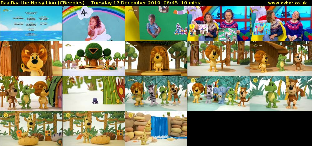 Raa Raa the Noisy Lion (CBeebies) - 2019-12-17-0645