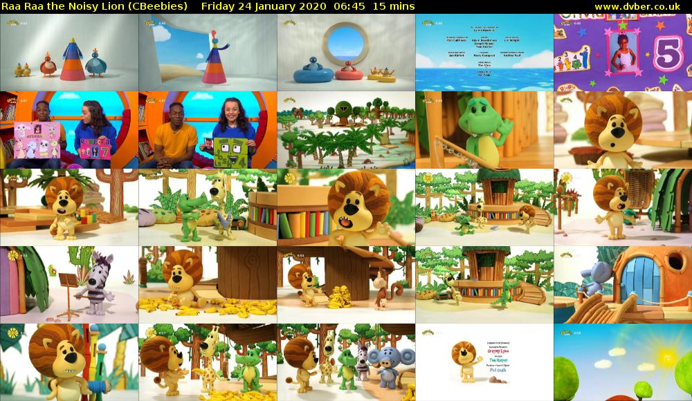 Raa Raa the Noisy Lion (CBeebies) - 2020-01-24-0645