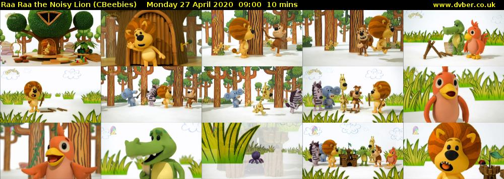 Raa Raa the Noisy Lion (CBeebies) - 2020-04-27-0900