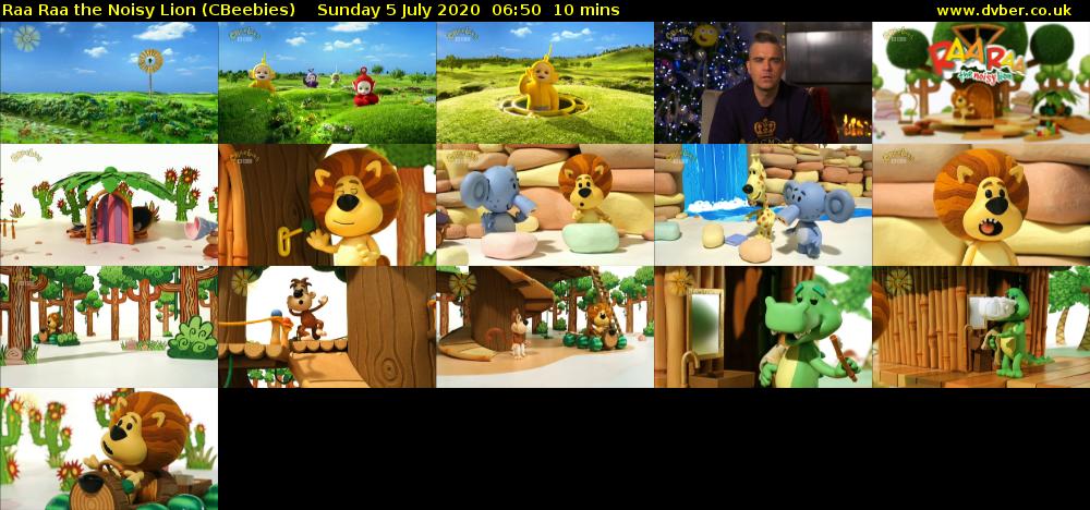 Raa Raa the Noisy Lion (CBeebies) - 2020-07-05-0650
