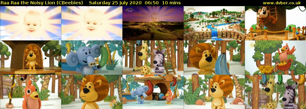 Raa Raa the Noisy Lion (CBeebies) - 2020-07-25-0650