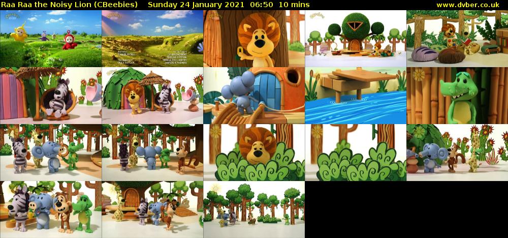Raa Raa the Noisy Lion (CBeebies) - 2021-01-24-0650