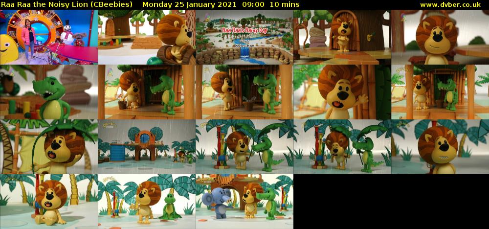 Raa Raa the Noisy Lion (CBeebies) - 2021-01-25-0900