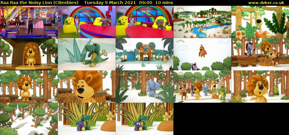 Raa Raa the Noisy Lion (CBeebies) - 2021-03-09-0900