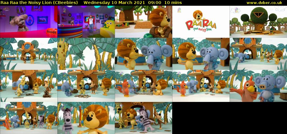 Raa Raa the Noisy Lion (CBeebies) - 2021-03-10-0900