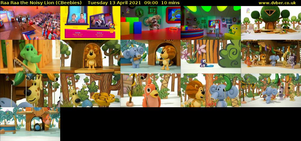Raa Raa the Noisy Lion (CBeebies) - 2021-04-13-0900