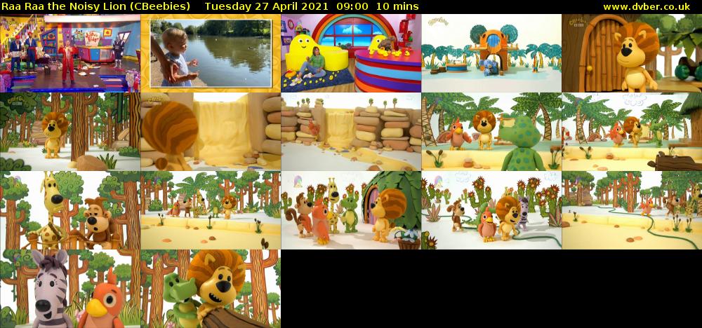 Raa Raa the Noisy Lion (CBeebies) - 2021-04-27-0900