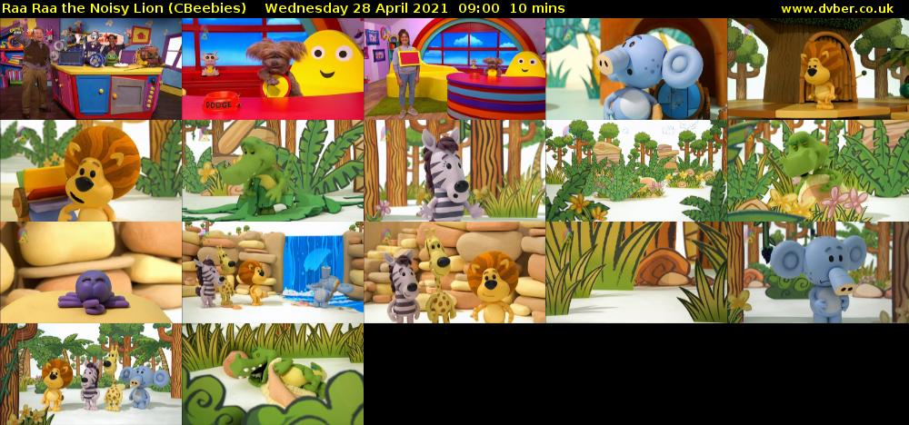 Raa Raa the Noisy Lion (CBeebies) - 2021-04-28-0900