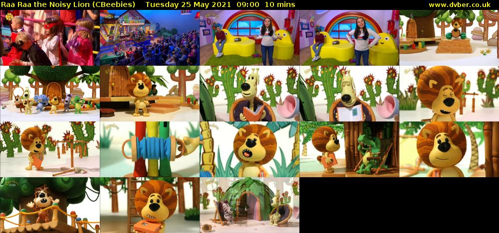 Raa Raa the Noisy Lion (CBeebies) - 2021-05-25-0900