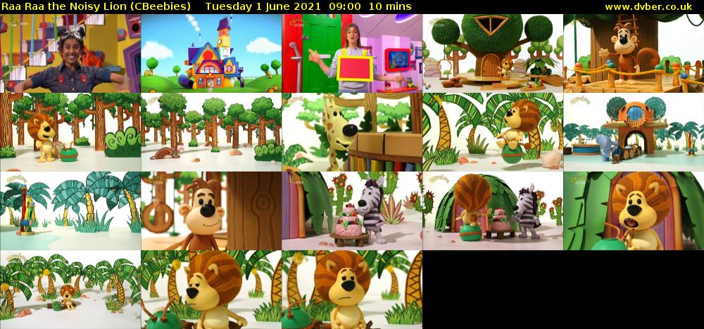 Raa Raa the Noisy Lion (CBeebies) - 2021-06-01-0900