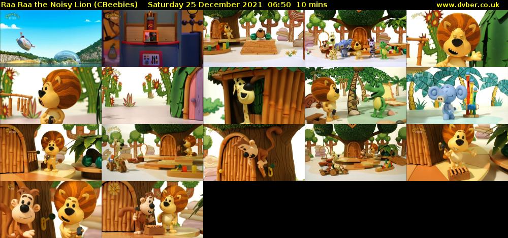 Raa Raa the Noisy Lion (CBeebies) - 2021-12-25-0650