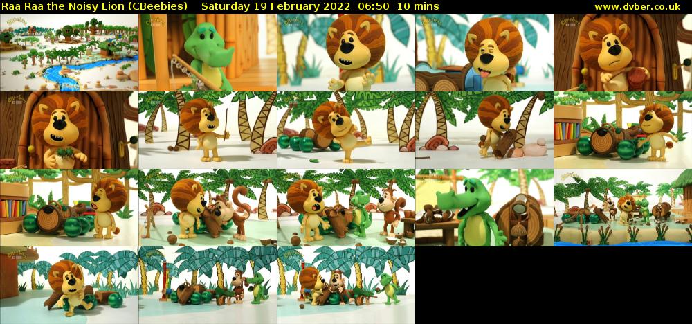 Raa Raa the Noisy Lion (CBeebies) - 2022-02-19-0650