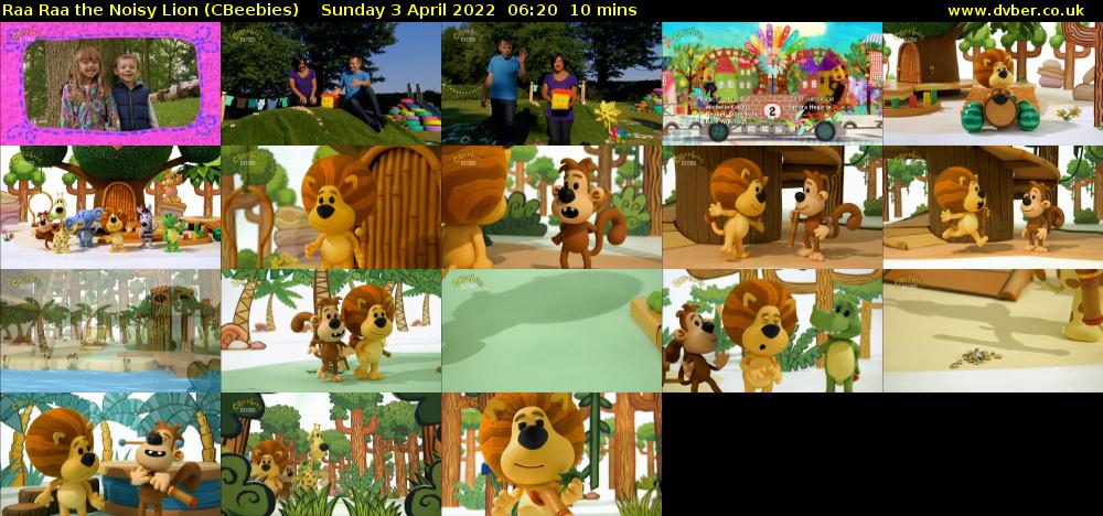 Raa Raa the Noisy Lion (CBeebies) - 2022-04-03-0620