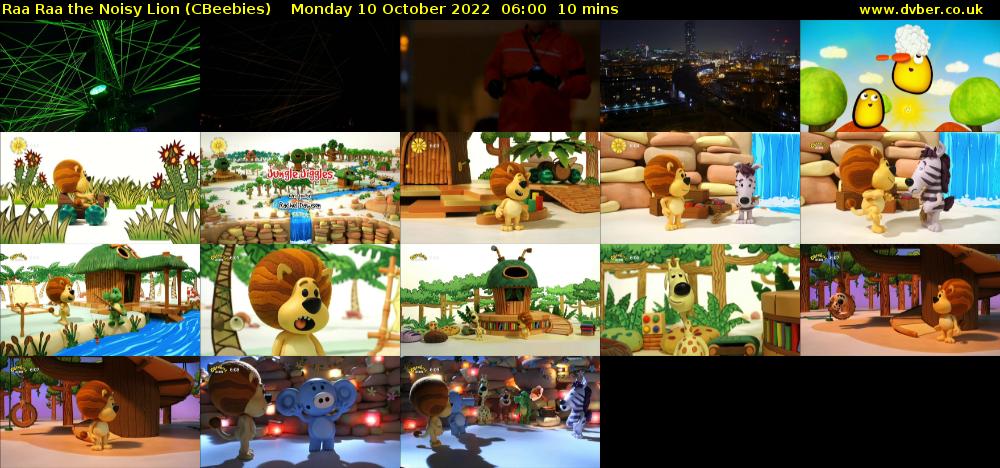 Raa Raa the Noisy Lion (CBeebies) - 2022-10-10-0600