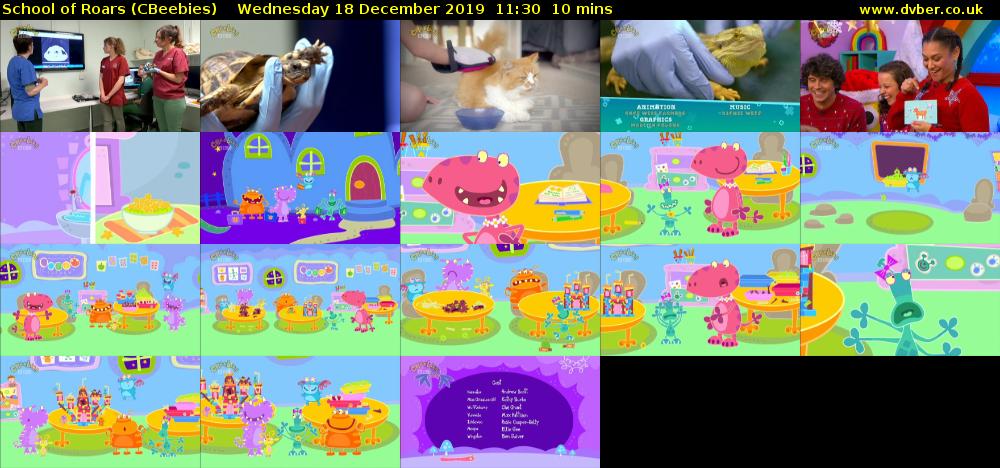 School of Roars (CBeebies) - 2019-12-18-1130