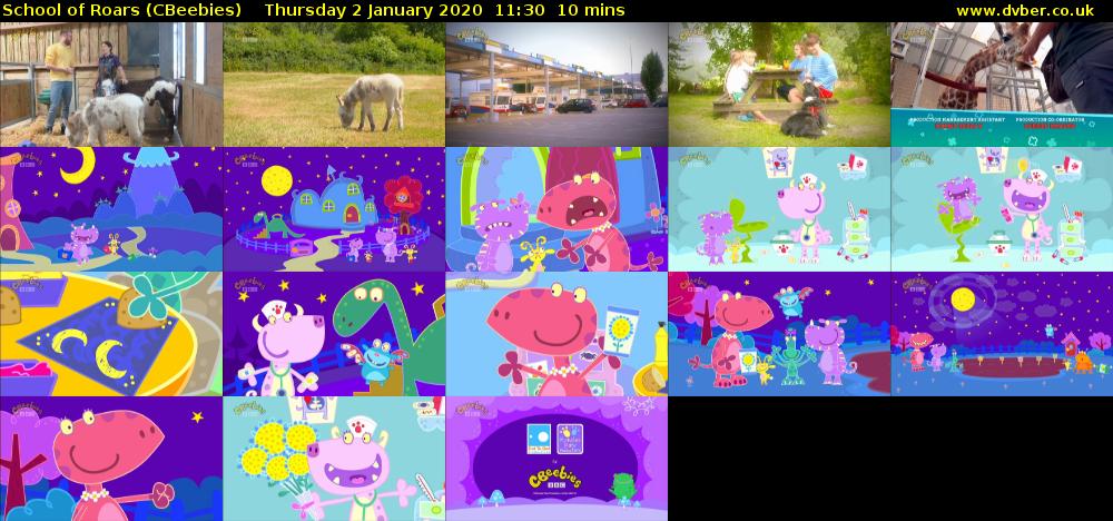 School of Roars (CBeebies) - 2020-01-02-1130