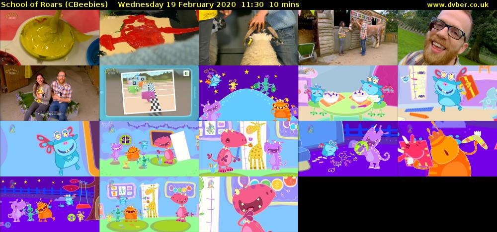 School of Roars (CBeebies) - 2020-02-19-1130
