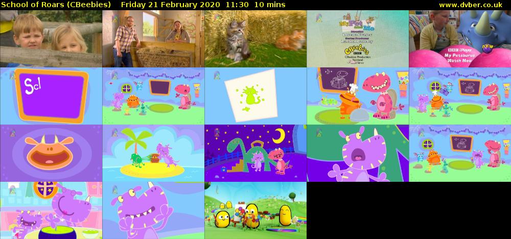 School of Roars (CBeebies) - 2020-02-21-1130