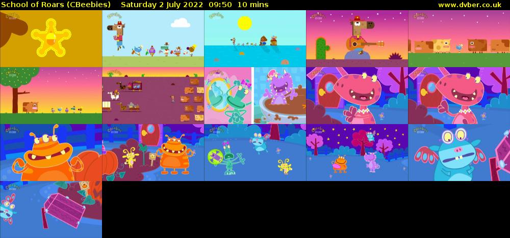 School of Roars (CBeebies) - 2022-07-02-0950