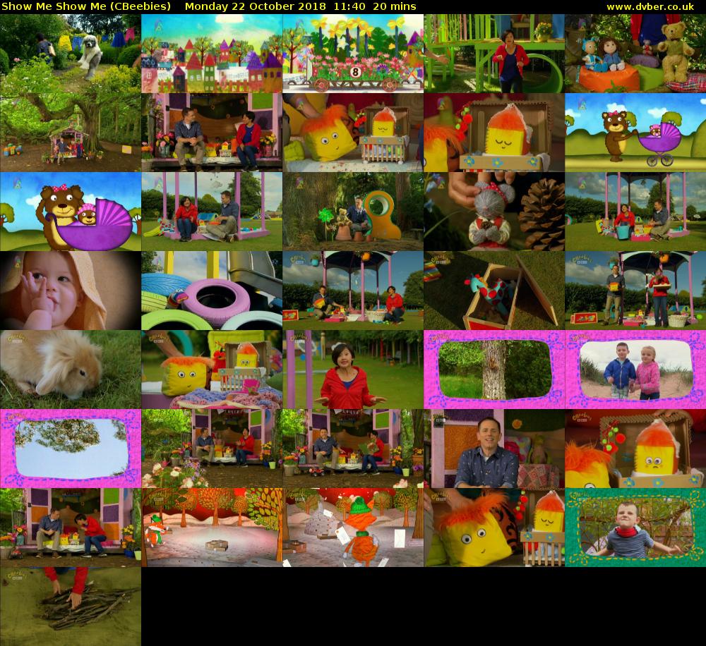 Show Me Show Me (CBeebies) - 2018-10-22-1140