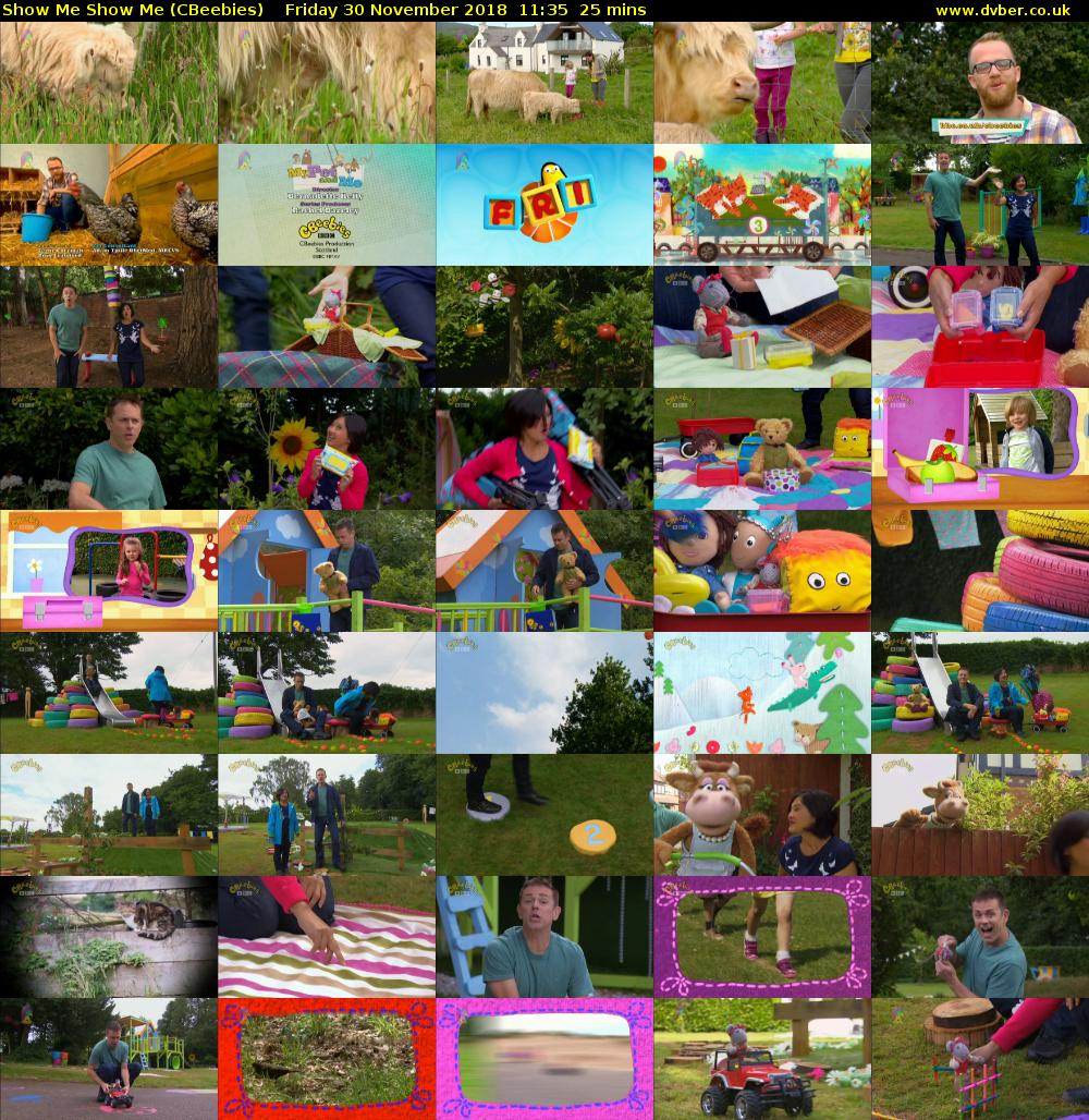 Show Me Show Me (CBeebies) - 2018-11-30-1135