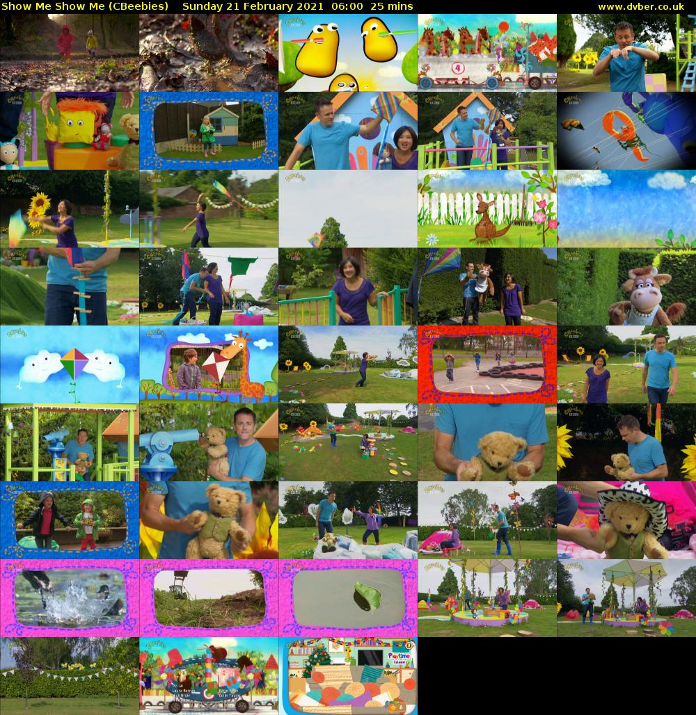Show Me Show Me (CBeebies) - 2021-02-21-0600