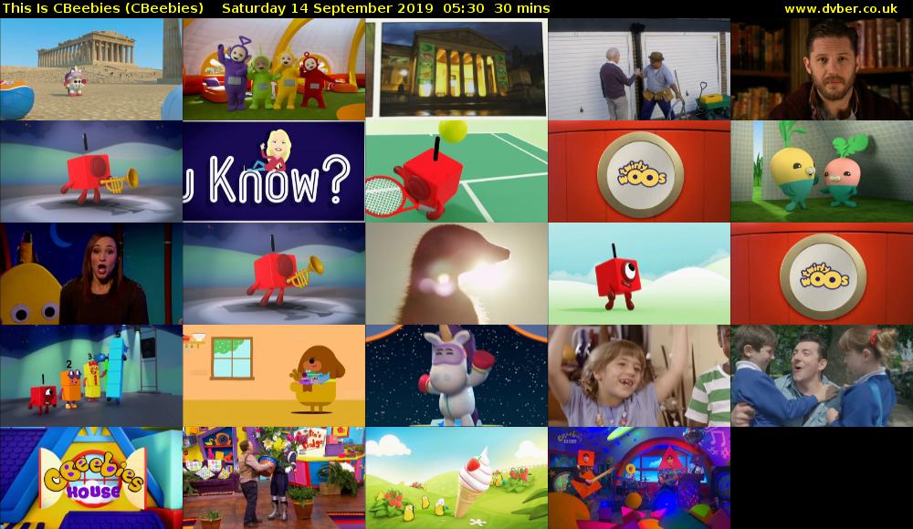 This Is CBeebies (CBeebies) - 2019-09-14-0530