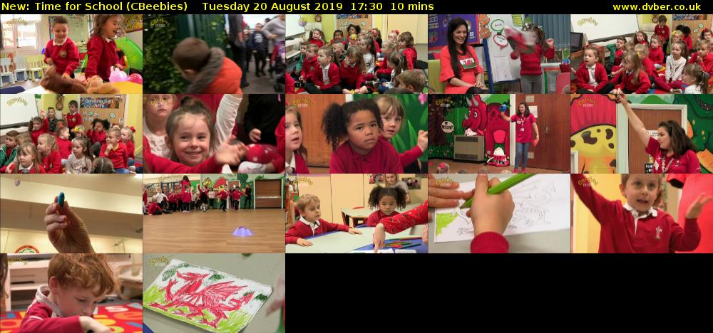 Time for School (CBeebies) - 2019-08-20-1730