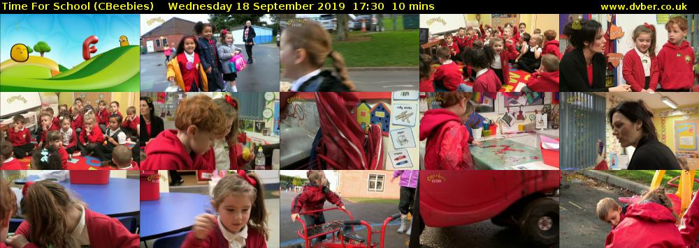 Time for School (CBeebies) - 2019-09-18-1730