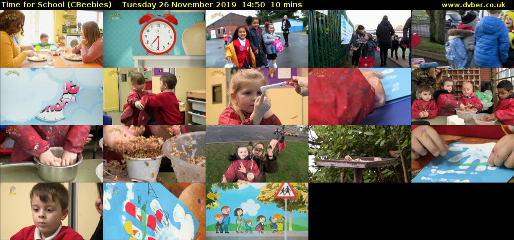 Time for School (CBeebies) - 2019-11-26-1450