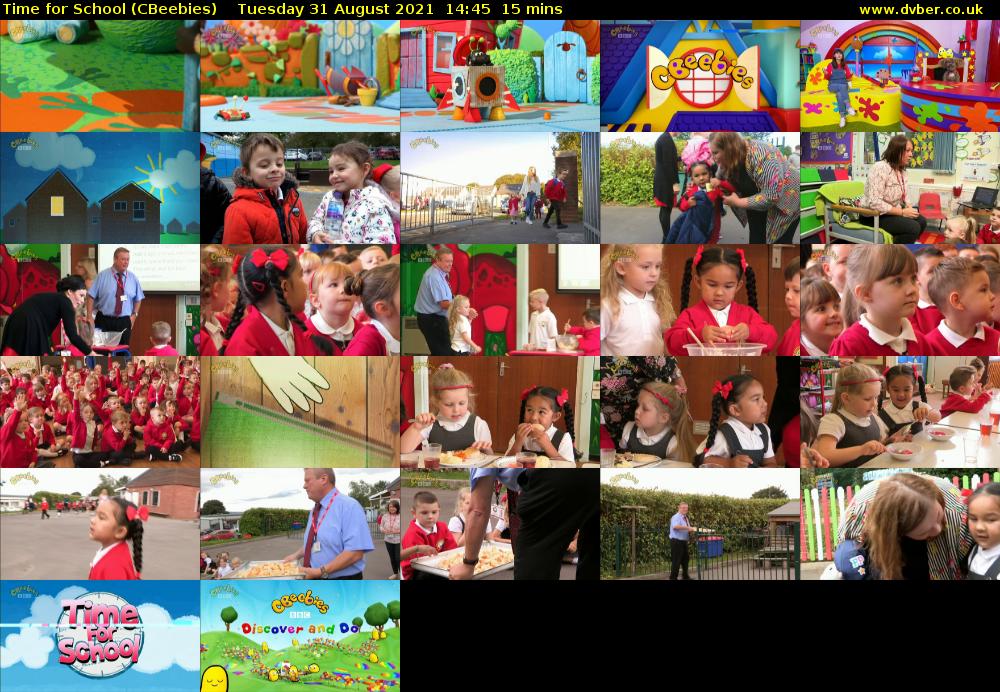 Time for School (CBeebies) - 2021-08-31-1445