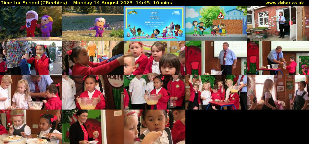 Time for School (CBeebies) - 2023-08-14-1445