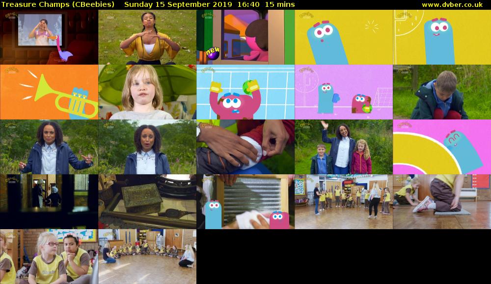 Treasure Champs (CBeebies) - 2019-09-15-1640