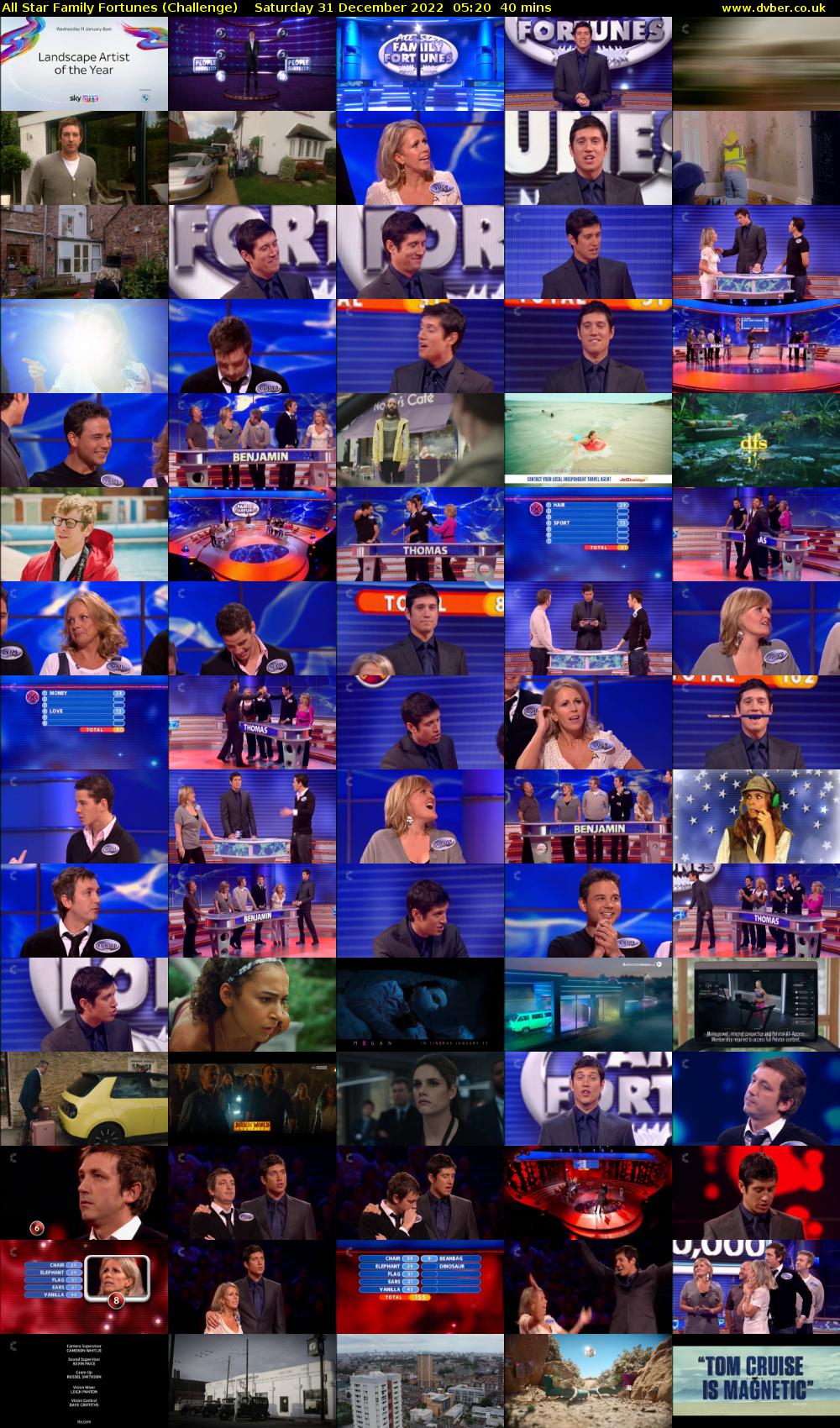 All Star Family Fortunes (Challenge) - 2022-12-31-0520