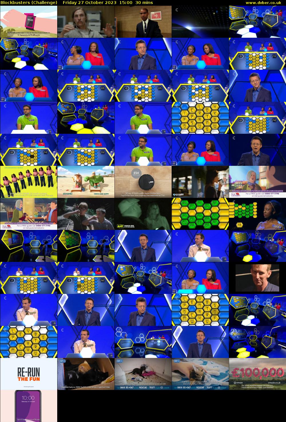 Blockbusters (Challenge) - 2023-10-27-1500