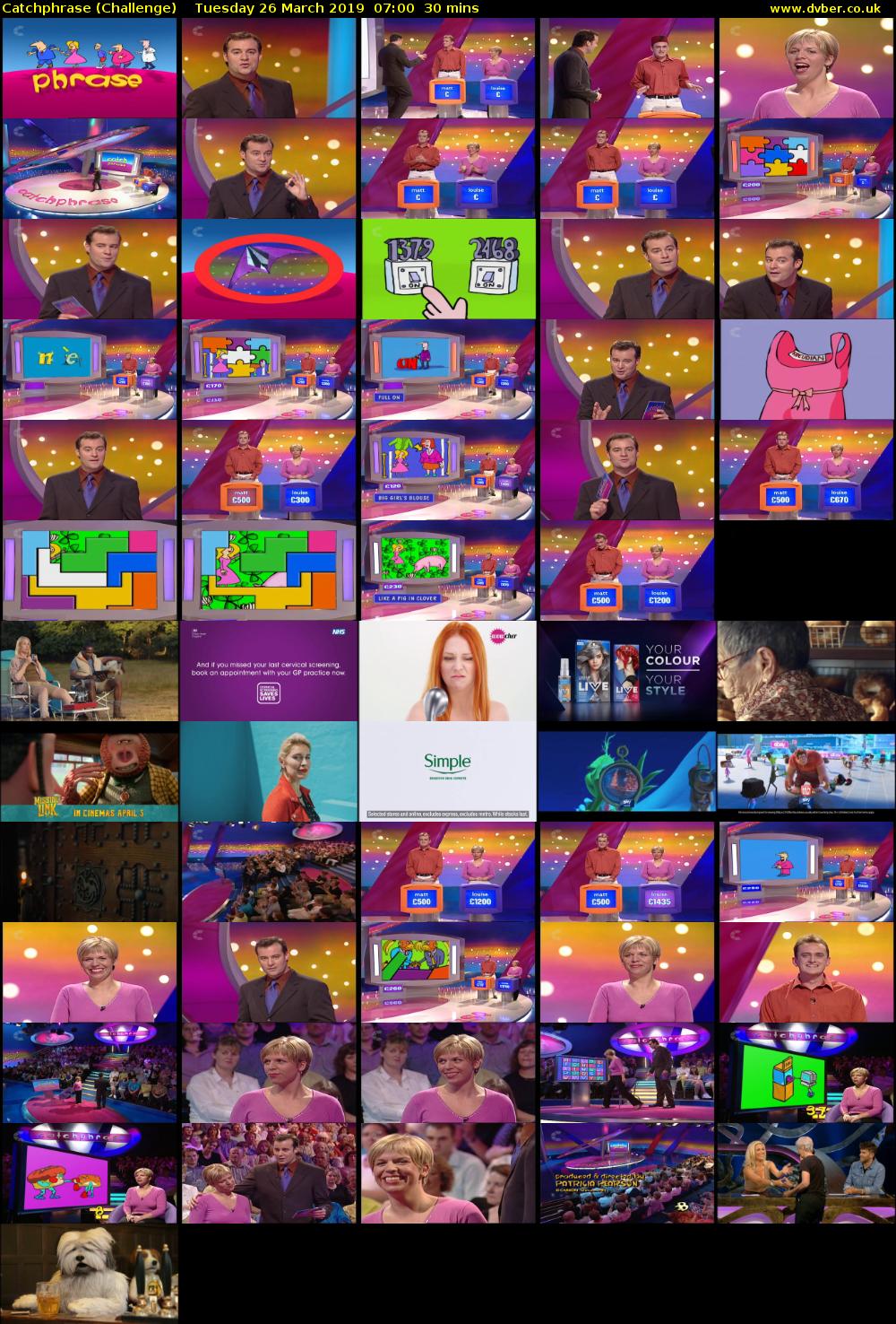 Catchphrase (Challenge) - 2019-03-26-0700