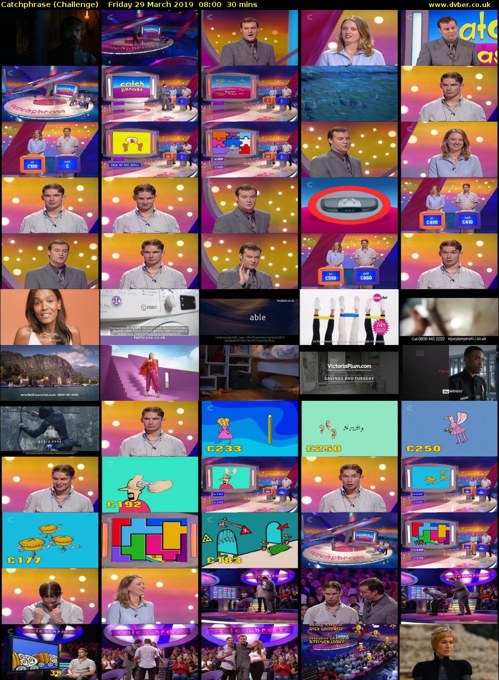 Catchphrase (Challenge) - 2019-03-29-0800