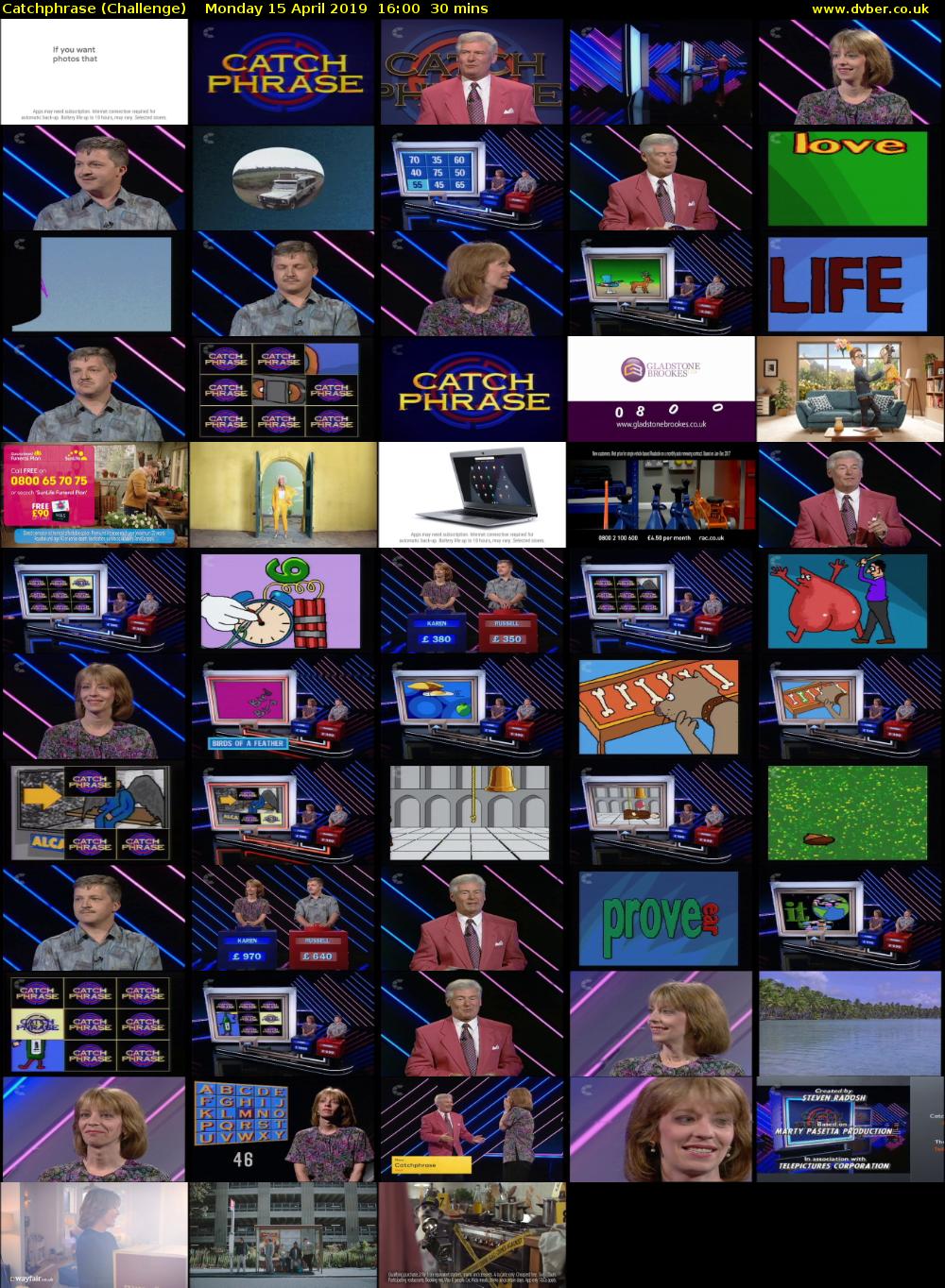 Catchphrase (Challenge) - 2019-04-15-1600